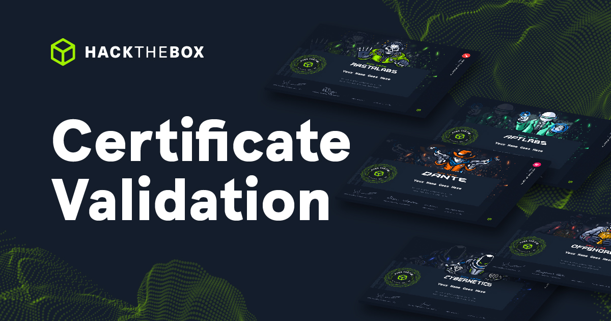 Certificate Validation | Hack The Box