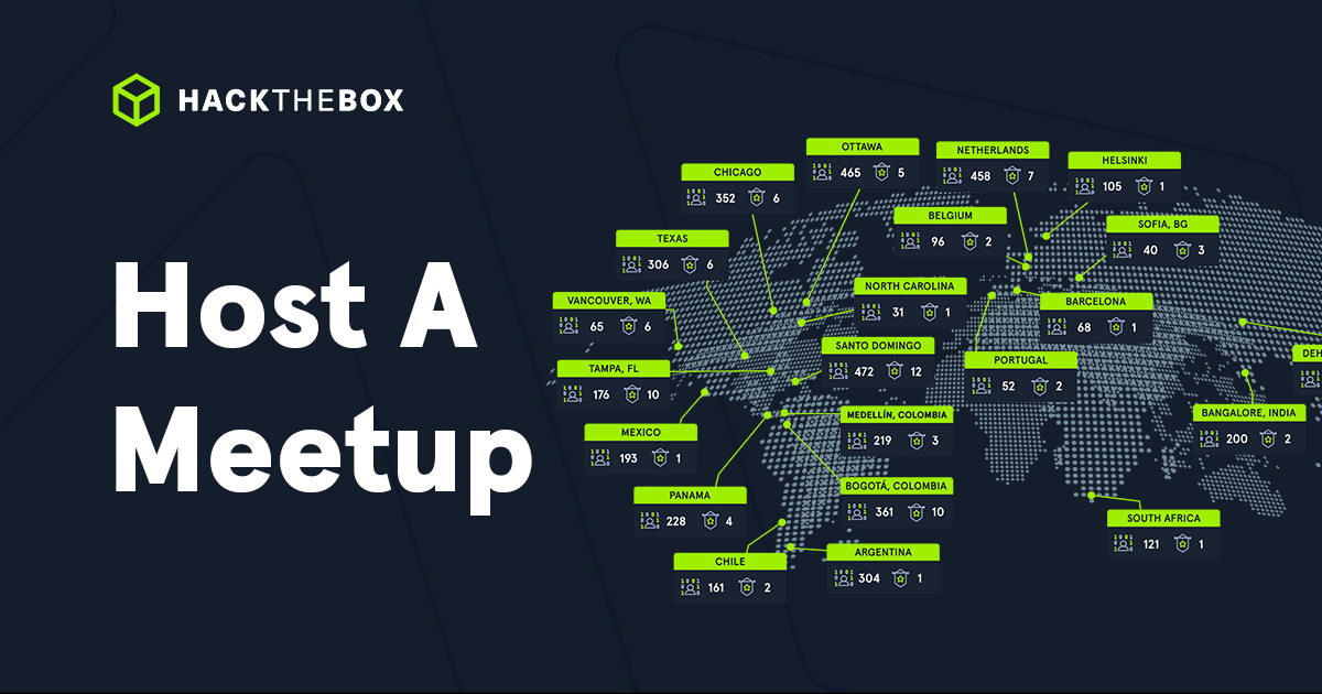 Hack The Box Community Meetups | Be A Host. Get Involved.
